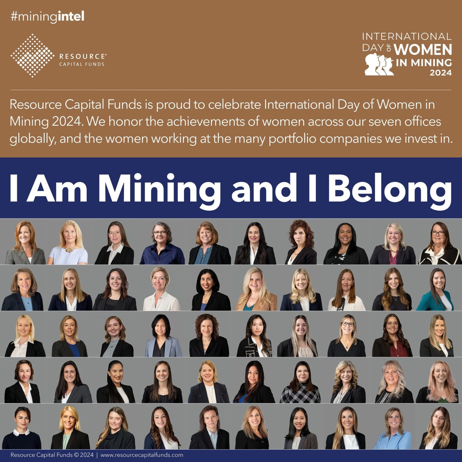 International Day of Women in Mining 2024 | Resource Capital Funds